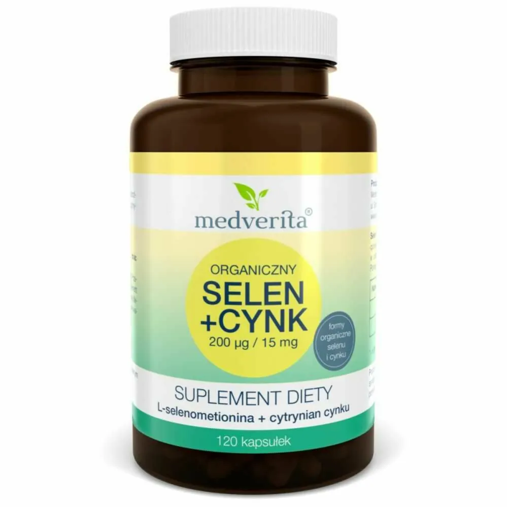 Organiczny Selen + Cynk 120 Kapsułek - Medverita – MarketBio