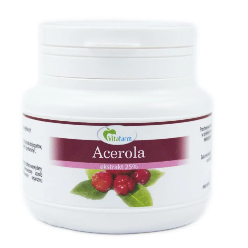 Acerola w Proszku Ekstrakt 100 g VitaFarm M.