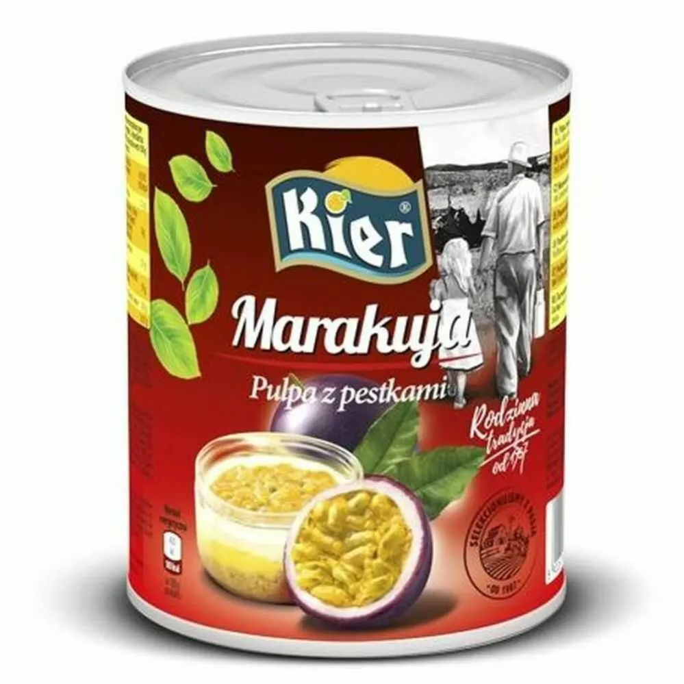 Marakuja Pulpa z Pestkami 825 g - Kier – MarketBio