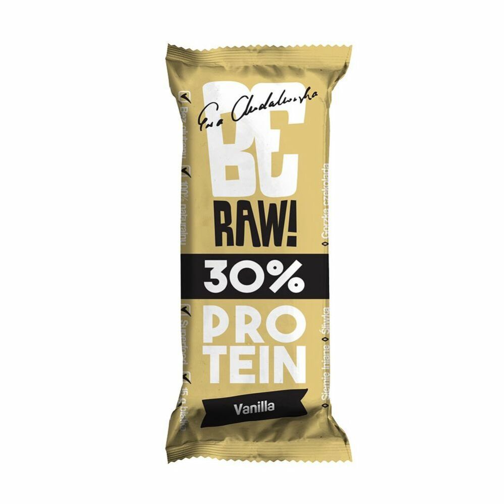 Baton Proteinowy 30% Wanilia 40 g Be Raw