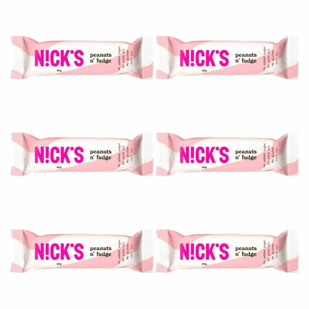 6 x Baton z Orzeszkami Ziemnymi w Czekoladzie Mlecznej 40 g - Nick's ...