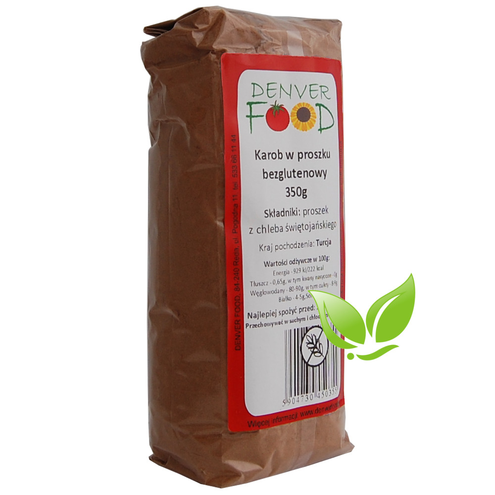 Karob w Proszku Bezglutenowy 350 g Denver Proszek z Chleba ...